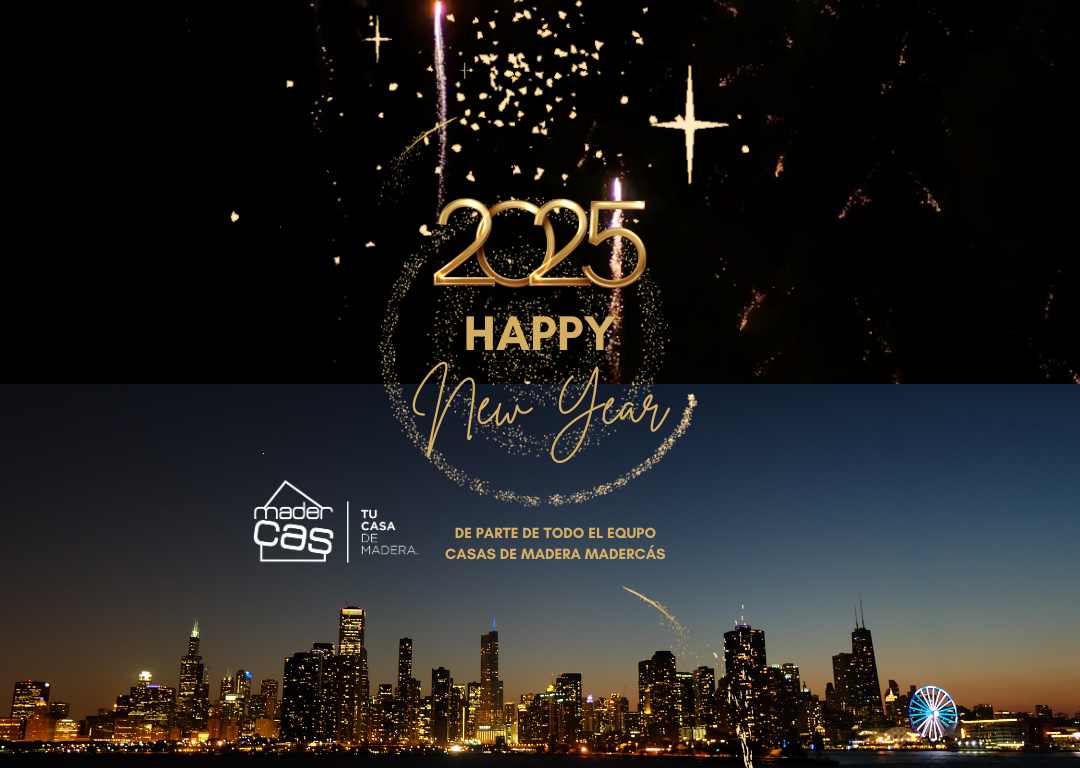 Feliz Año Nuevo 2025 - Madercás